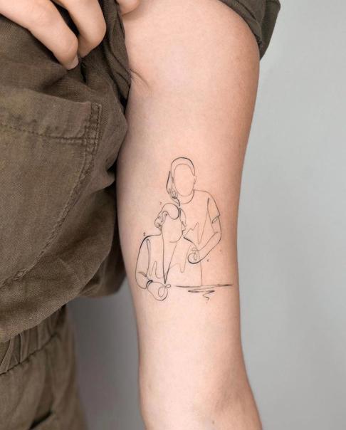 20 tatuajes madre e hija o hijos más TOP: originales, símbolos, nombres...