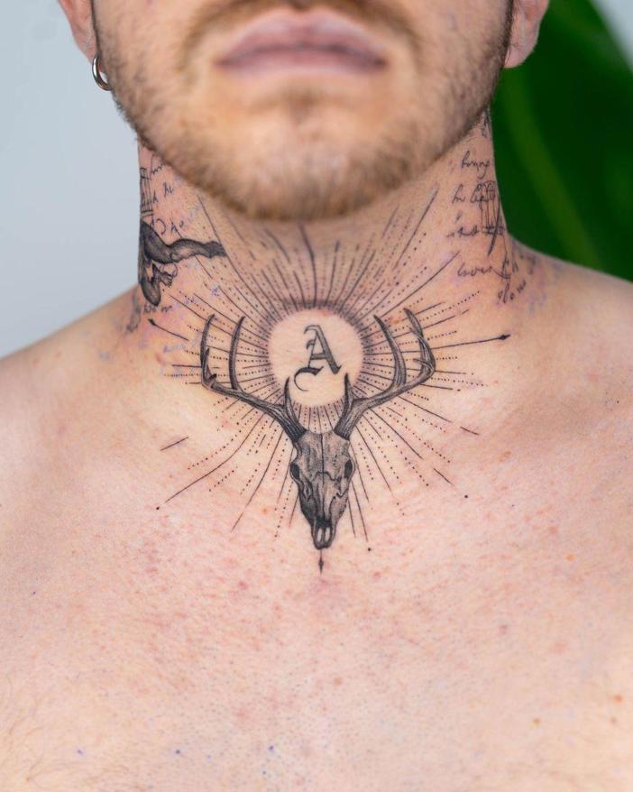 30 tatuajes en el cuello para hombre y mujer que te sorprenderán