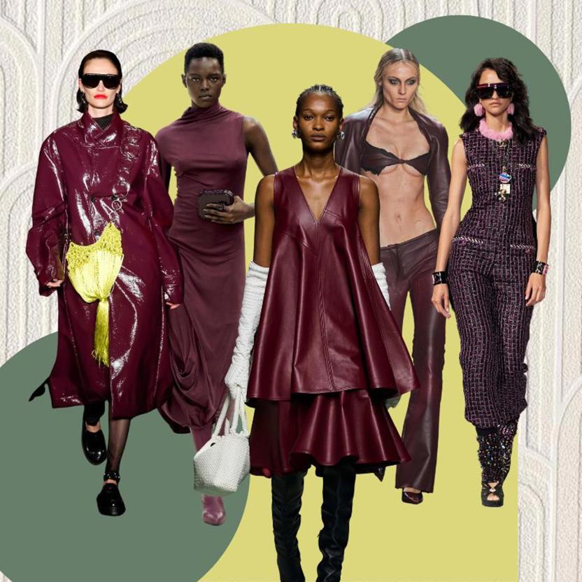 14 básicos de color borgoña por los que Chanel, Fendi y las danesas ...