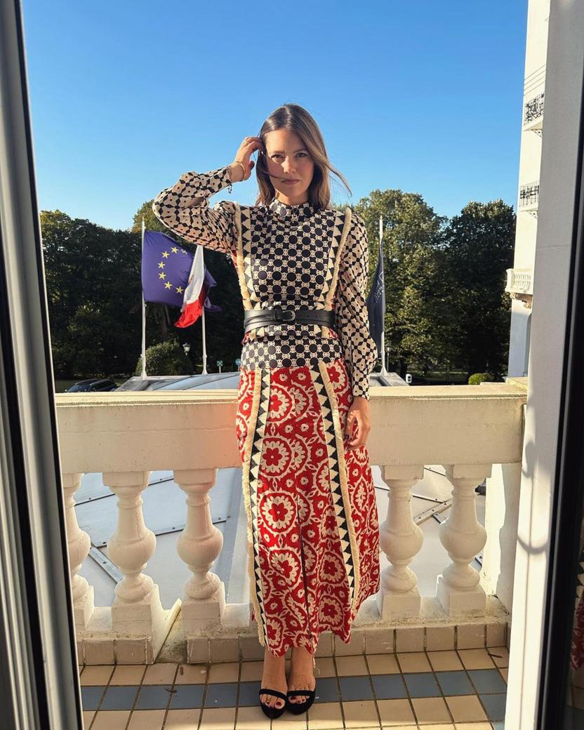 Isabelle Junot agotará el conjunto hecho en España de IQ Collection que hace tipazo: estampado ...