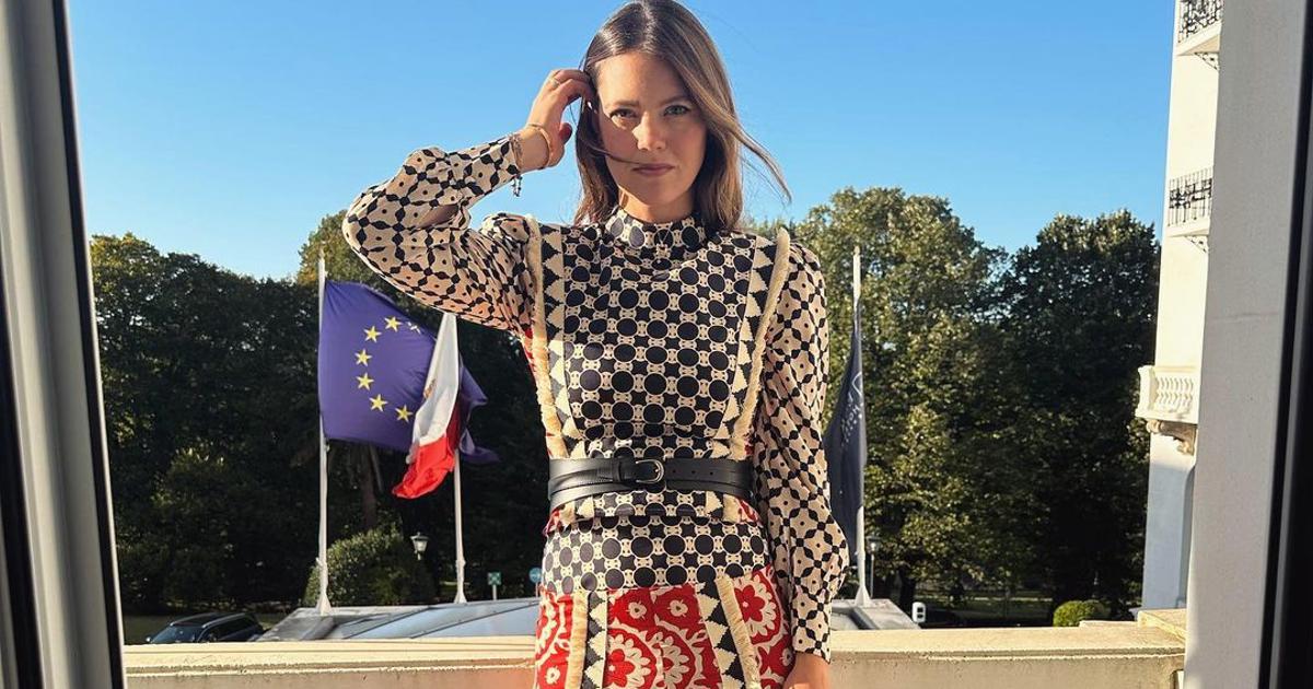 Isabelle Junot agotará el conjunto hecho en España de IQ Collection que hace tipazo: estampado ...