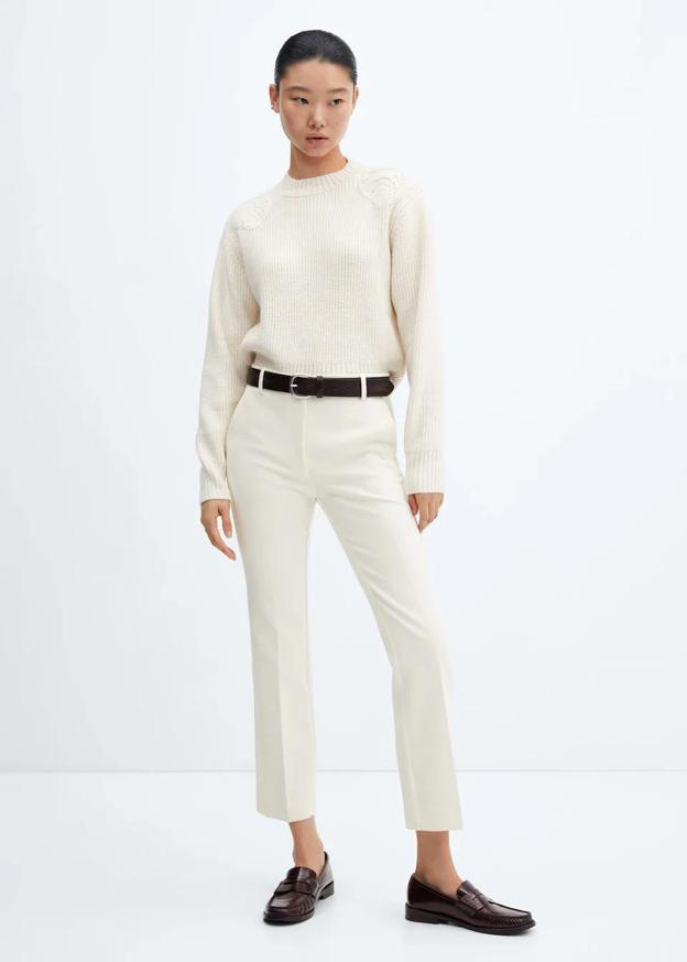 10 pantalones blancos de Zara, Mango y Sfera perfectos para mujeres de ...