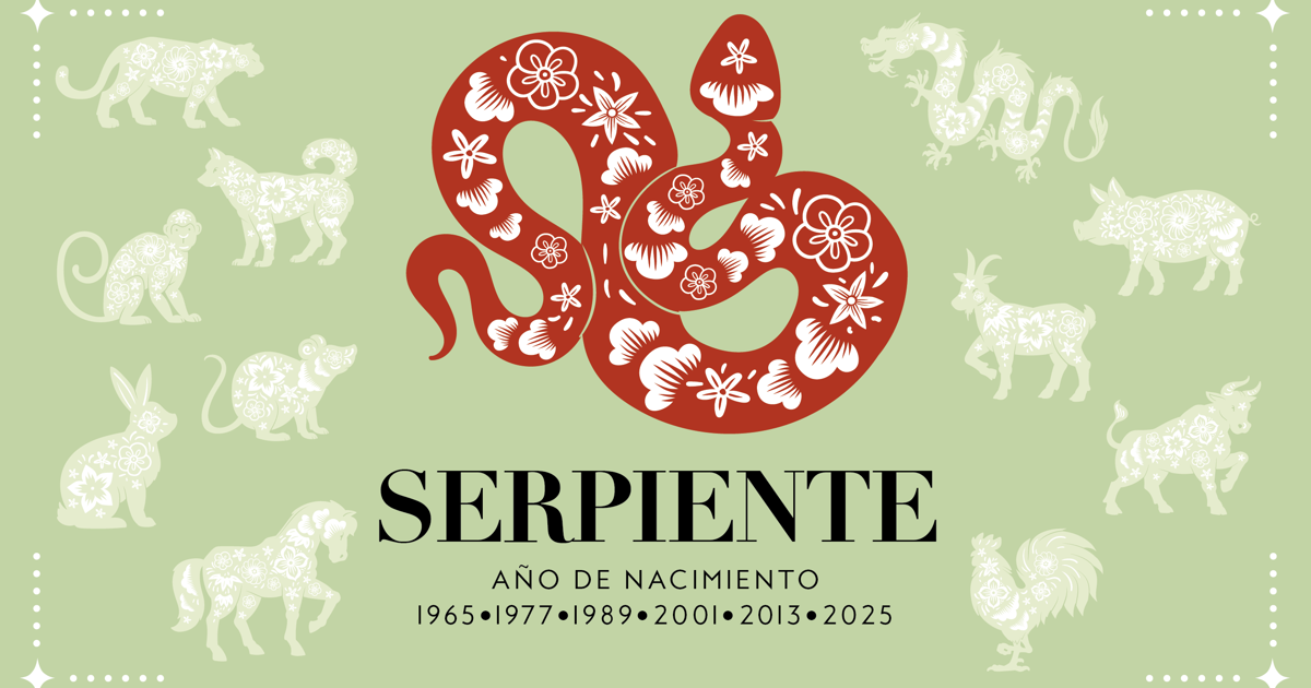 El horóscopo chino para la Serpiente: cómo es este signo y cómo le irá ...