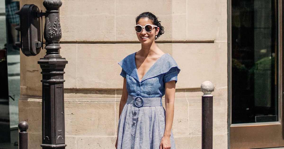 Este verano, los vestidos se llevan así: 6 modelos de Mango de lino ...