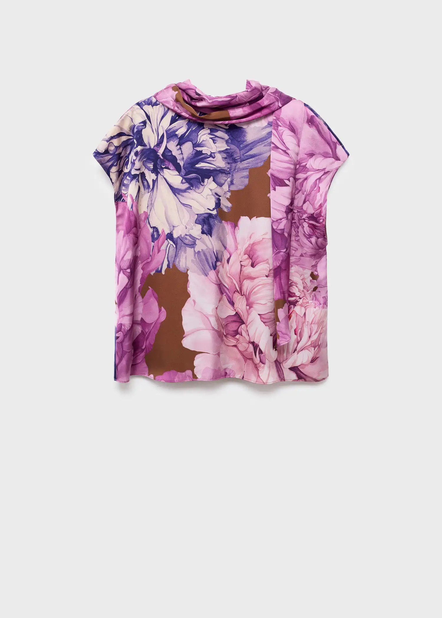 10 blusas de Mango primaverales con colores que rejuvenecen para llevar ...